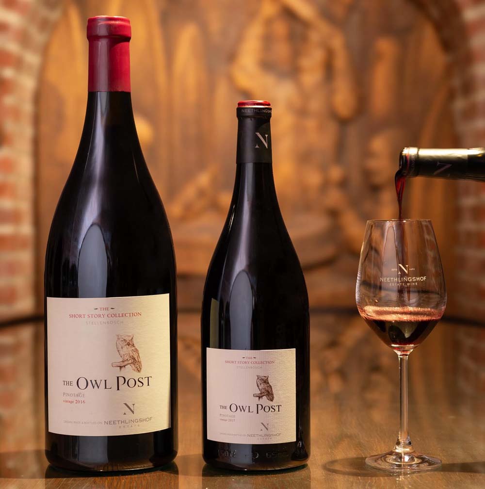 Wine of the Week - Neethlingshof The Owl Post Pinotage 2021 - Cape Tourism
